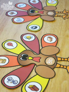 Turkey Beginning Letter Sound Sorts