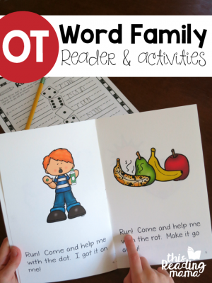 Learn to Read OT Word Family Reader & Activities - This Reading Mama