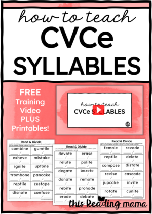 Tips for Teaching Syllable Types - This Reading Mama