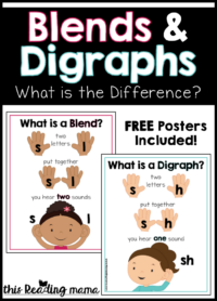 Blends and Digraphs Printables - This Reading Mama