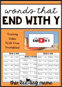 Multisyllable Words Printables - This Reading Mama
