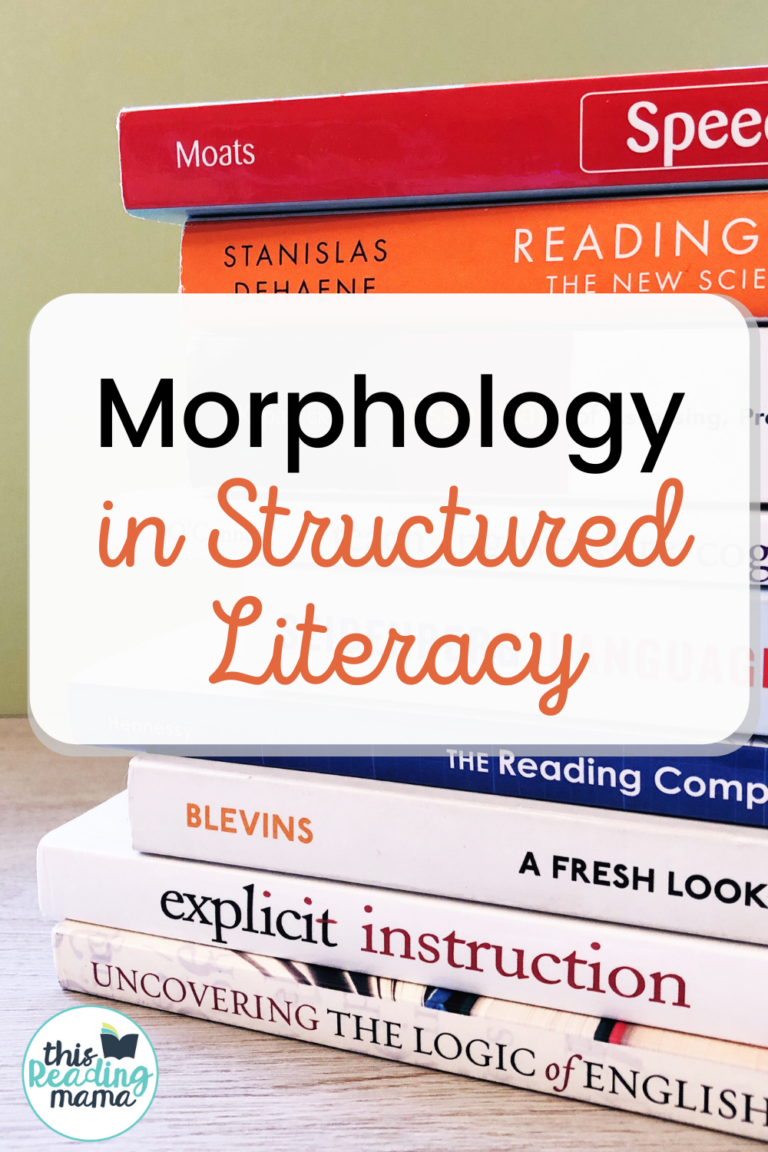 Morphology Pocket Chart Cards - This Reading Mama